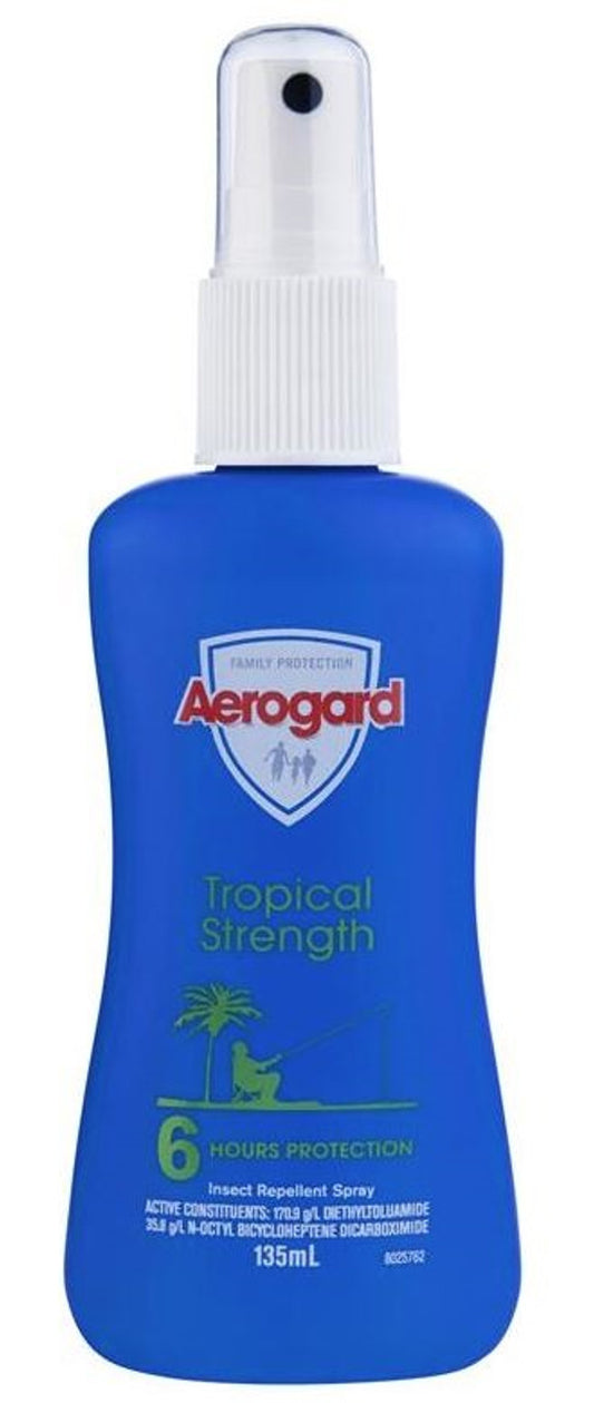 Aerogard Tropical Strength Insect Repellent Pump Spray - 135mL ...