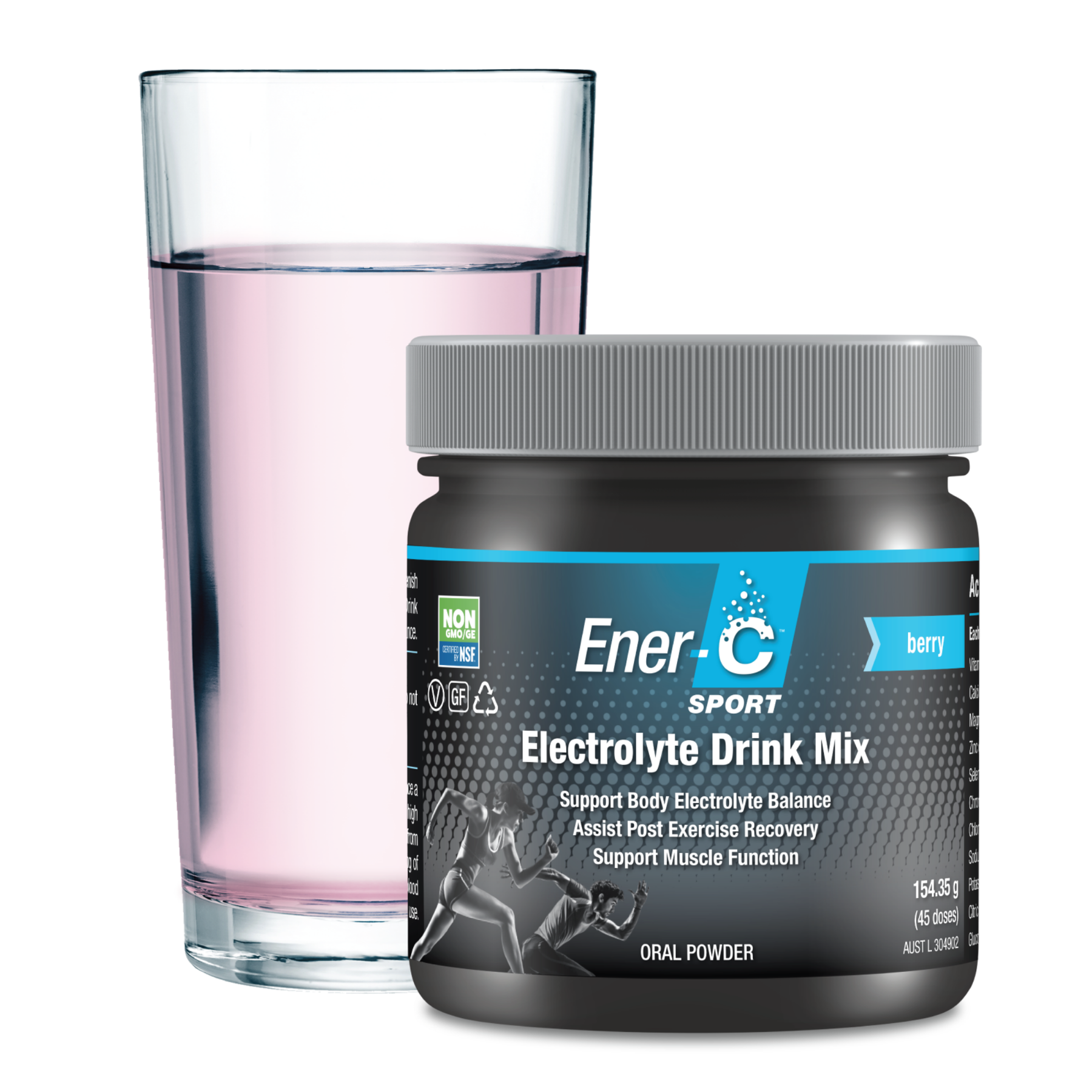Ener-C Sport Tub - Electrolyte Drink - 154.35g, Mix Berry Flavour ...
