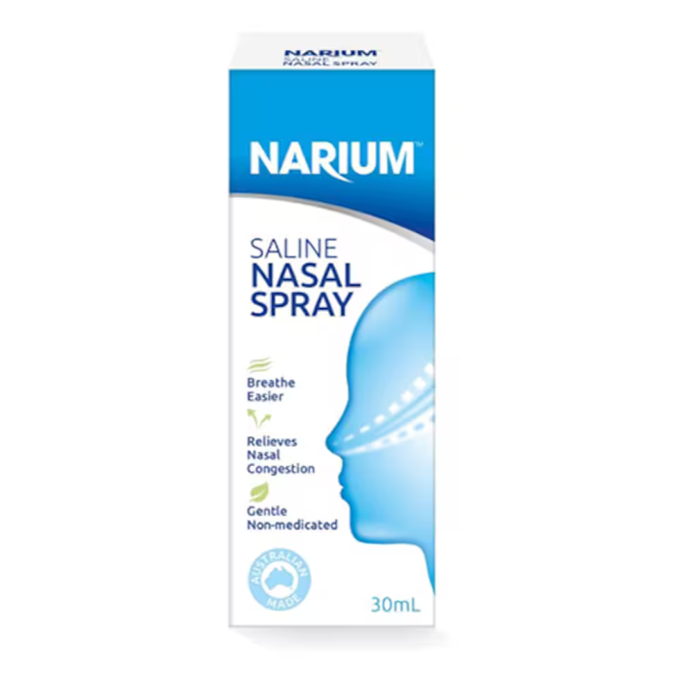 Narium Saline Nasal Spray 30mL – RespectHealth