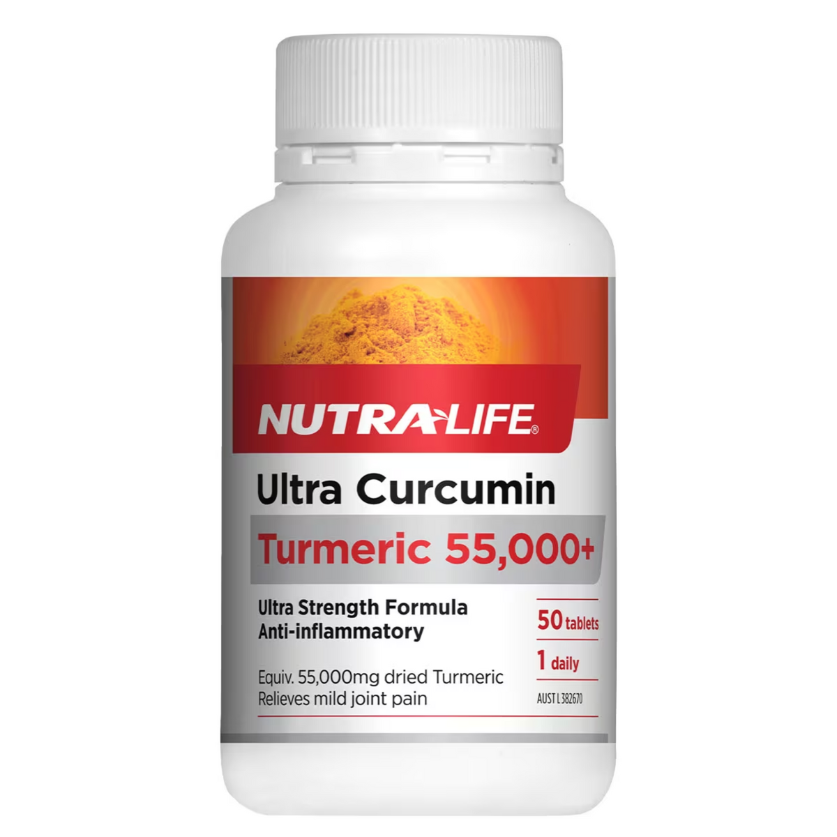 Nutra Life Ultra Curcumin Turmeric 55,000+ 50 Tablets – RespectHealth