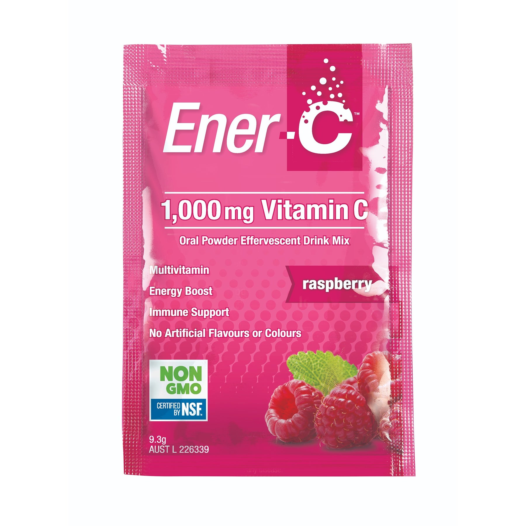 Ener-C Raspberry Effervescent Multivitamin Drink - 12 Sachets ...